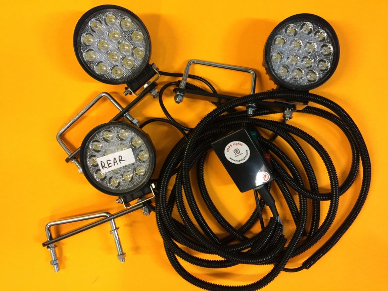 ROPS Lights LED Worklight Kits for Kubota Zero Turn Mowers